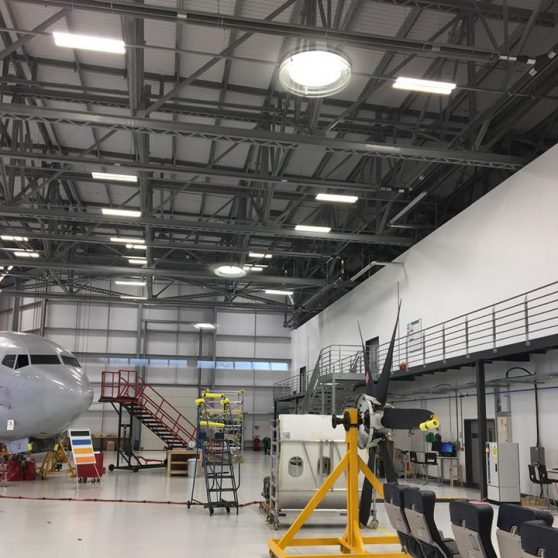 Aircraft hangar refurbishment | VariBlast
